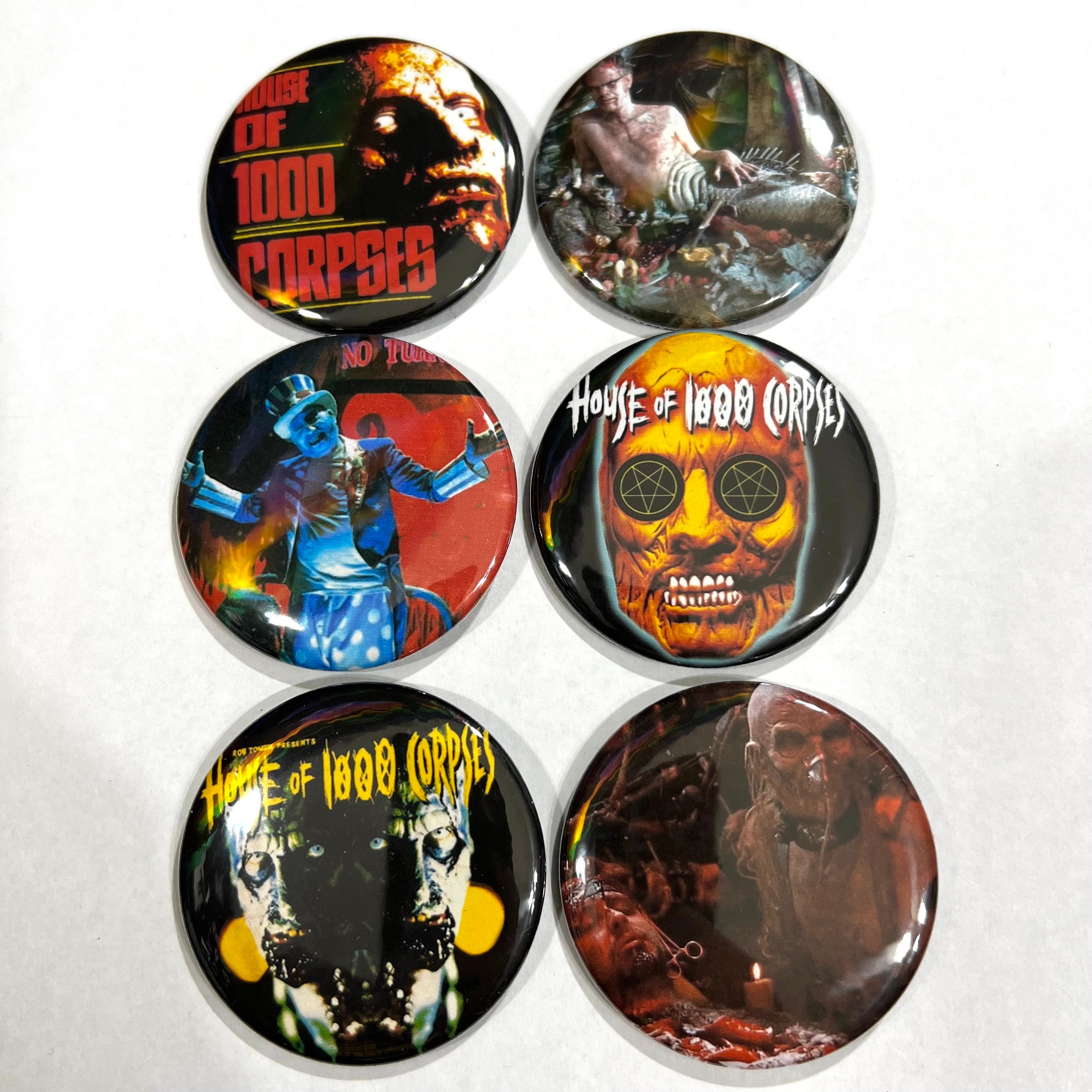 House of 1000 Corpses Pin Back/ Button Set - Etsy