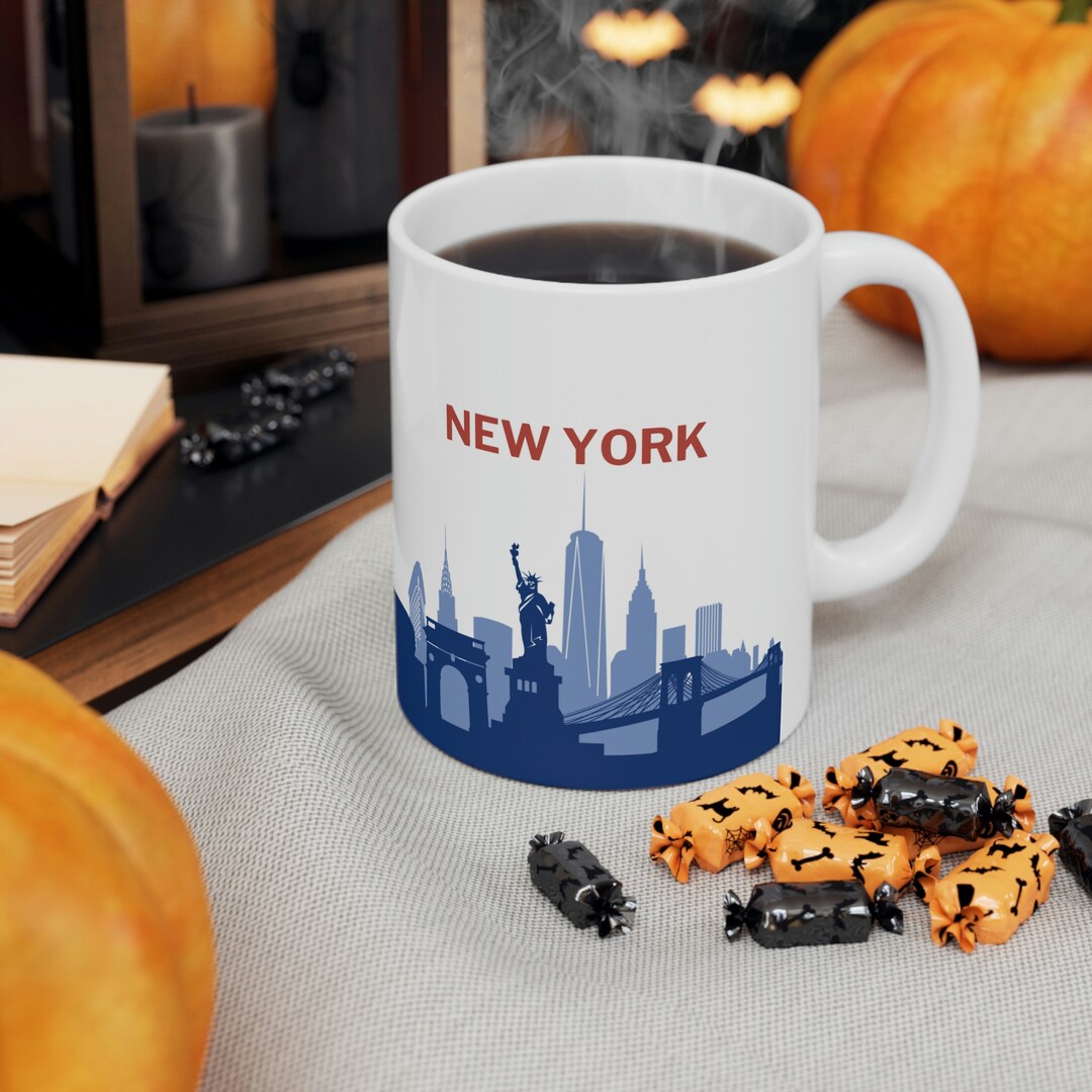 Discover New York With Our Porcelain Travel Mug, New York Travel Mug ...