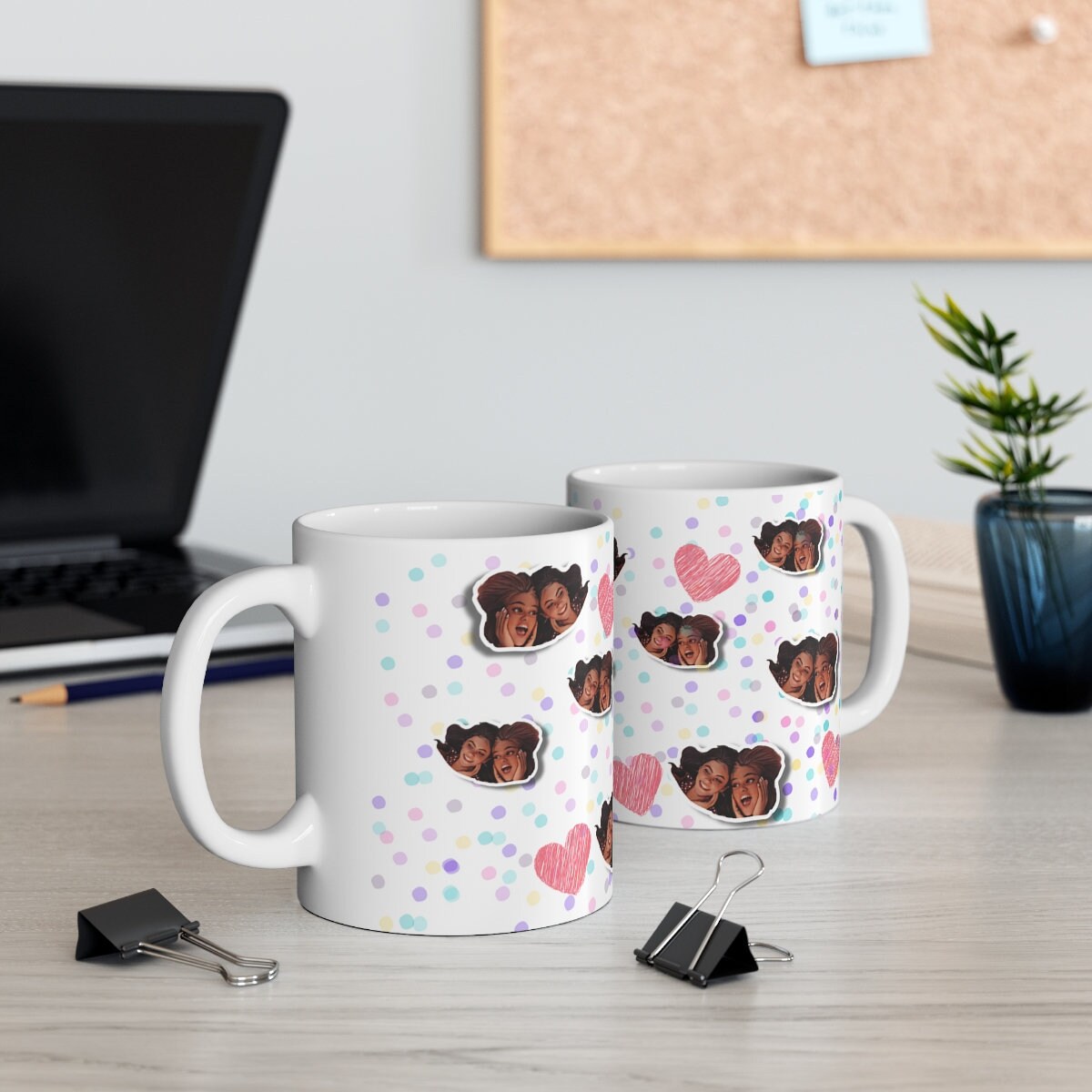 Personalized Mug Animated Personalized Mug Friendship, Pet, Relationship Memory Mug - Etsy