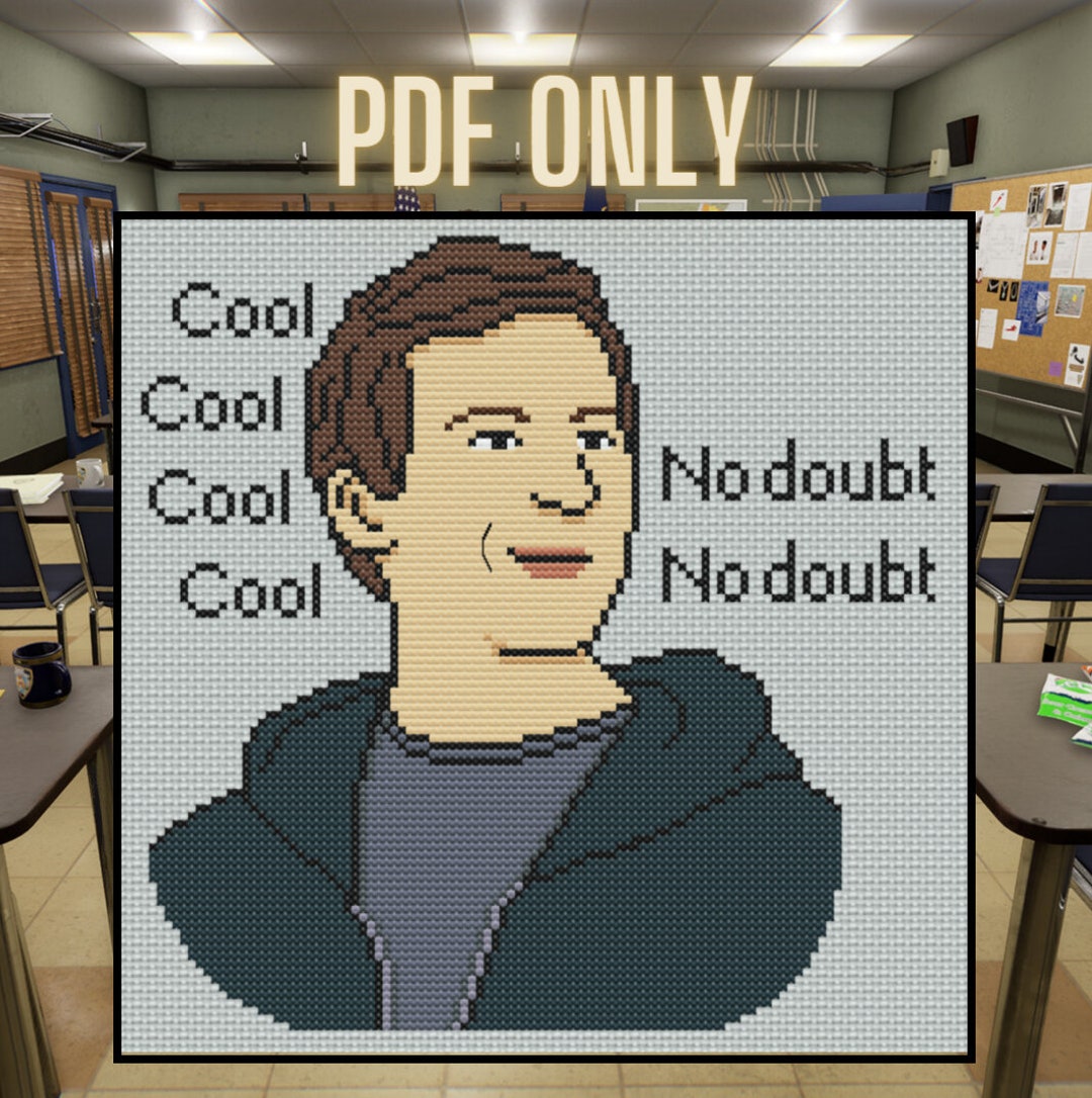 Jake Peralta Brooklyn Nine-nine - Cool Cool Cool No Doubt - Cross ...