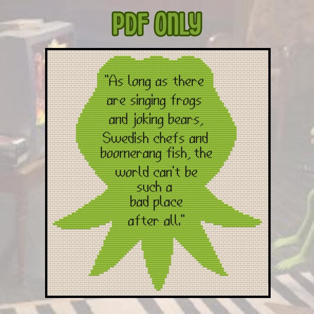Kermit - the Muppets - as Long as There Are Singing Frogs - Cross ...