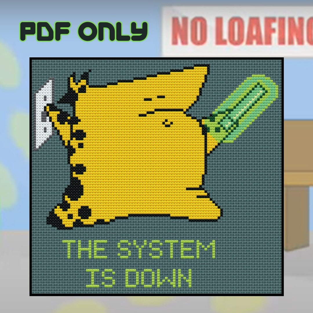 The Cheat - Lightswitch Rave - the System is Down - Cross Stitch ...