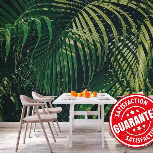 Tropical Mural Wallpaper - Etsy