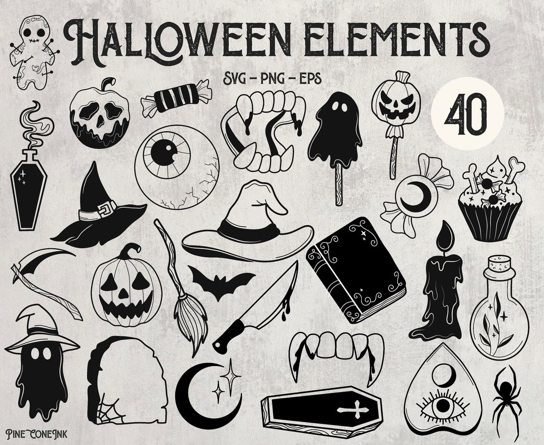 Halloween SVG Bundle - Halloween SVG Cut Files for Cricut - Halloween ...