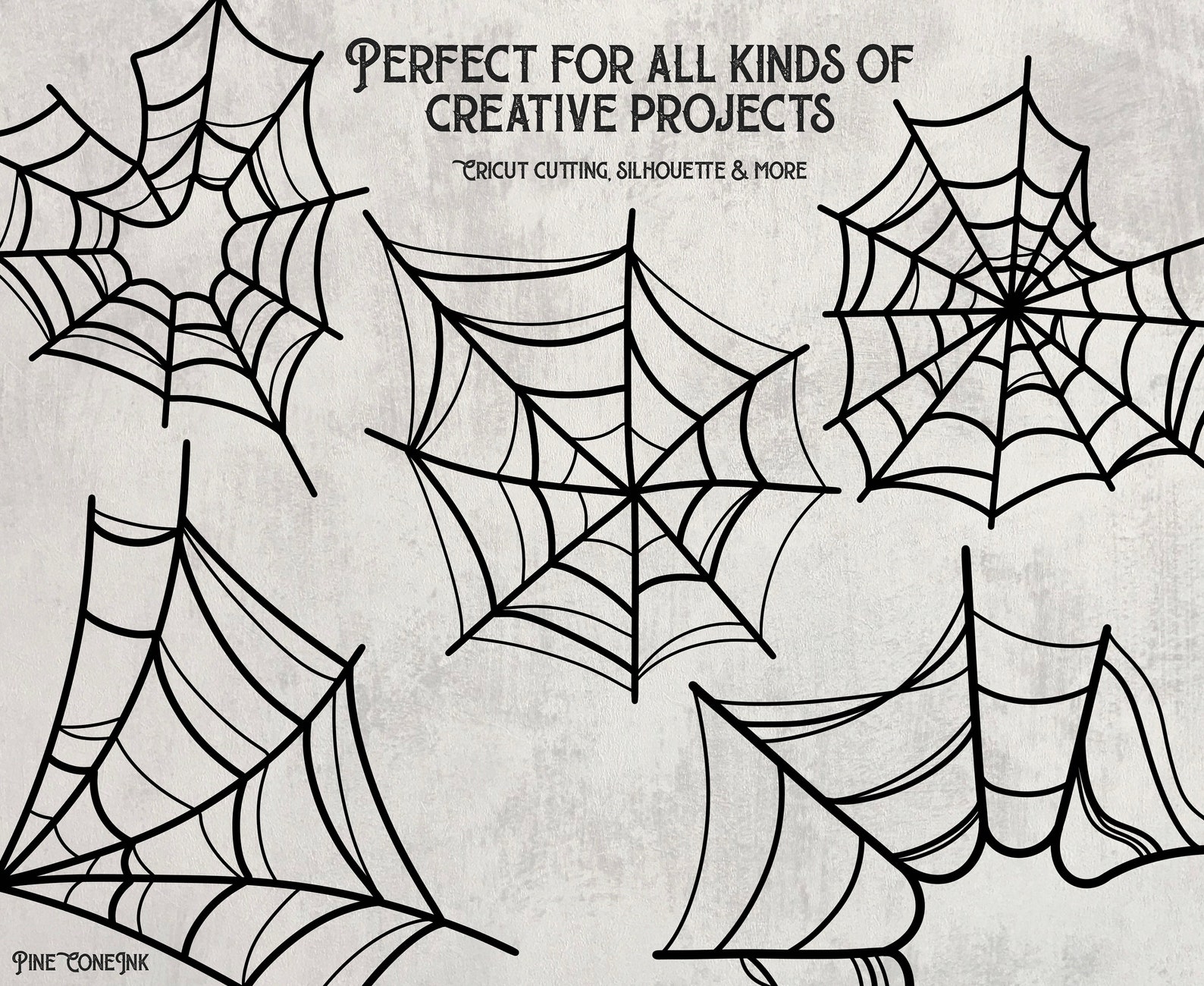Spider Web SVG Bundle Halloween SVG Bundle Spider Web Cut - Etsy