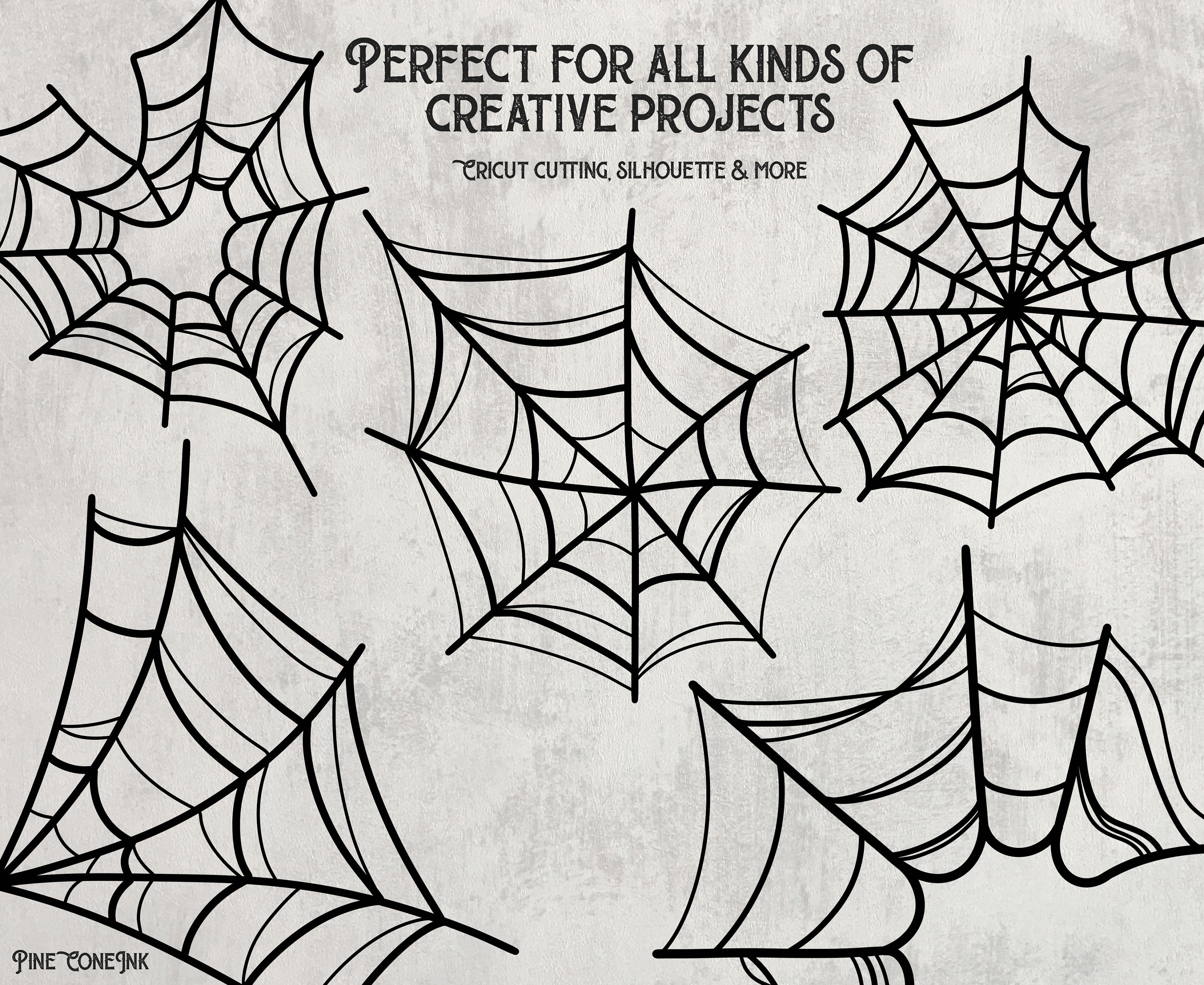 Spider Web SVG Bundle Halloween SVG Bundle Spider Web Cut - Etsy