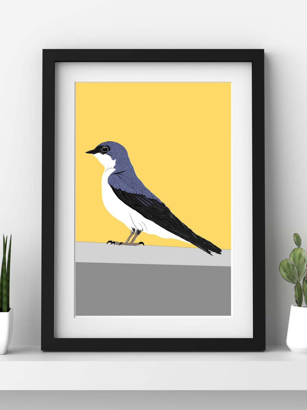 Vector Art Print, Tree Swallow (digital Download) - Etsy