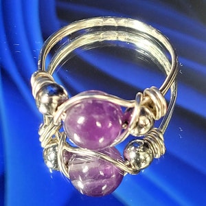 Wire Wrapped Summer Rings - Etsy