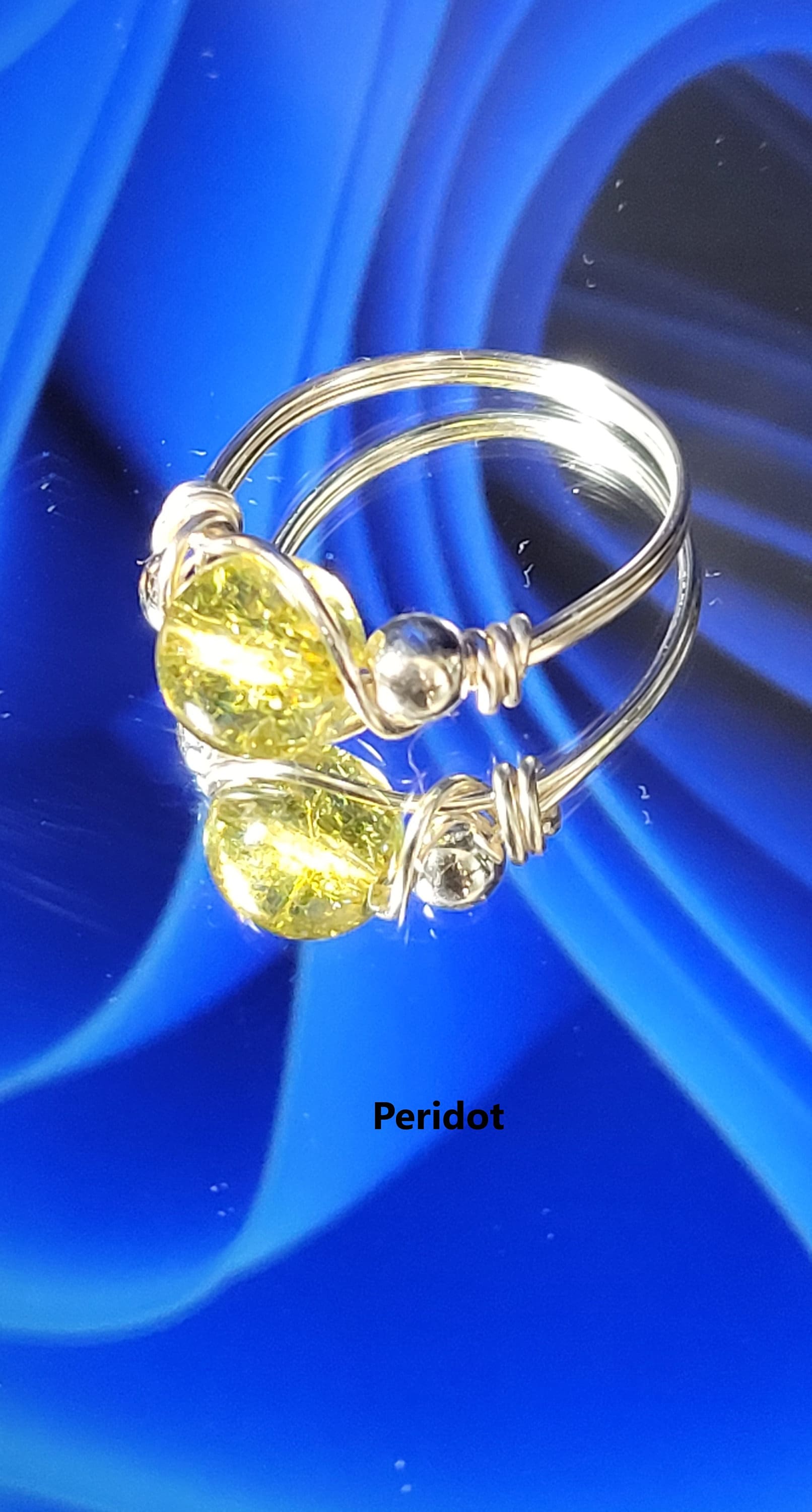 Wire Wrapped Summer Rings - Etsy