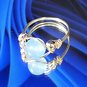 Wire Wrapped Summer Rings - Etsy