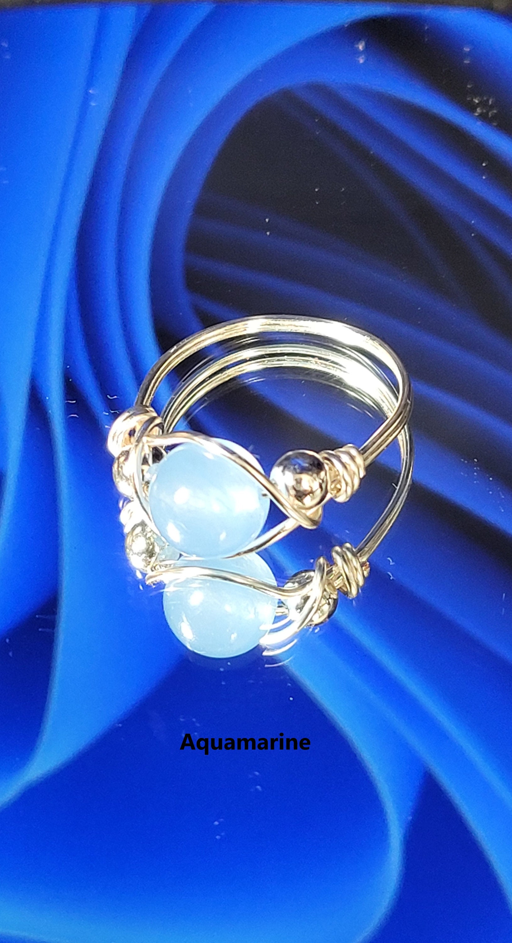 Wire Wrapped Summer Rings - Etsy