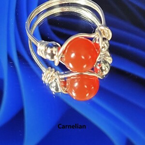 Wire Wrapped Summer Rings - Etsy