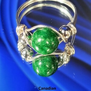 Wire Wrapped Summer Rings - Etsy