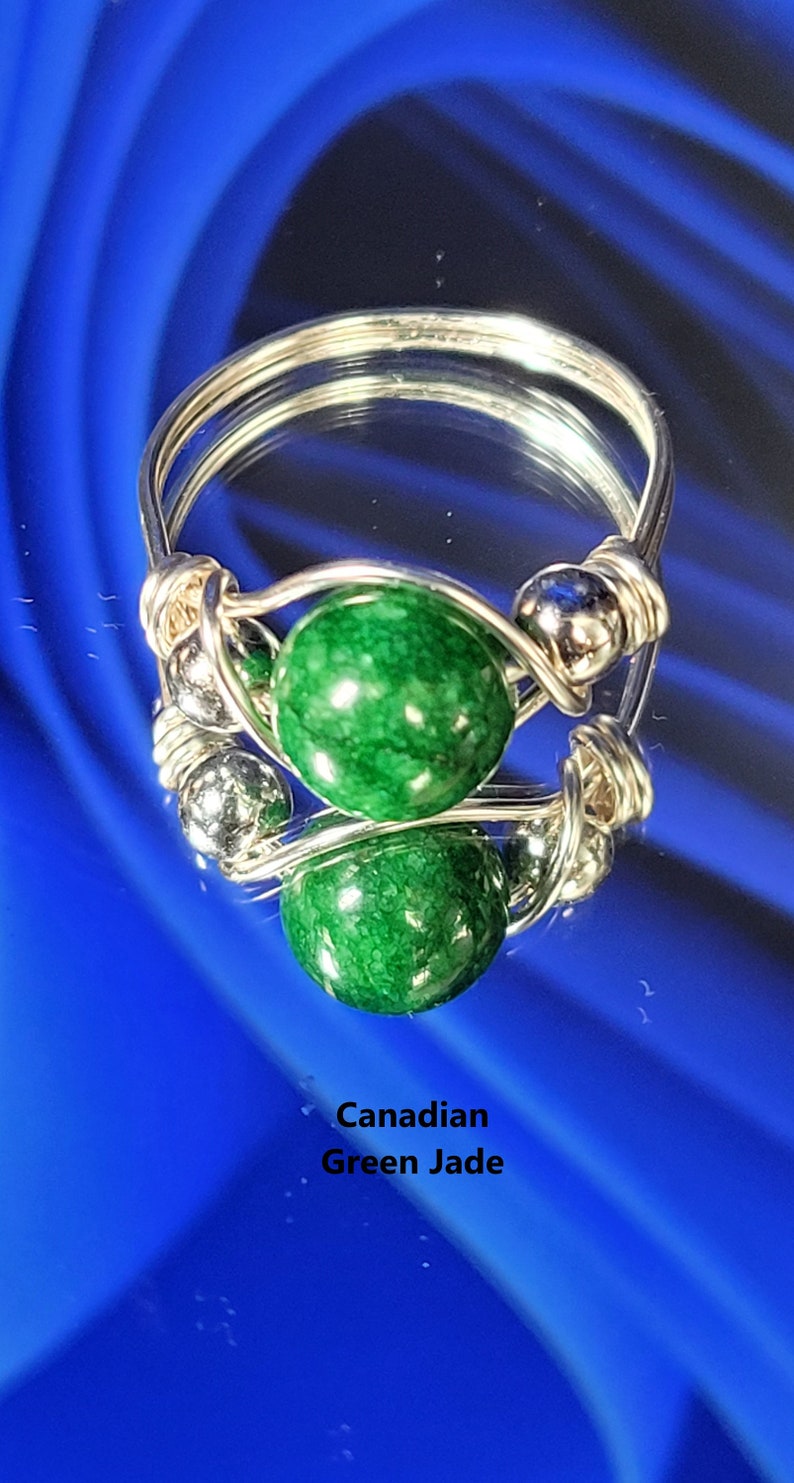 Wire Wrapped Summer Rings - Etsy