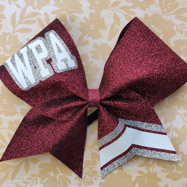 Maroon Cheer Bows - Etsy