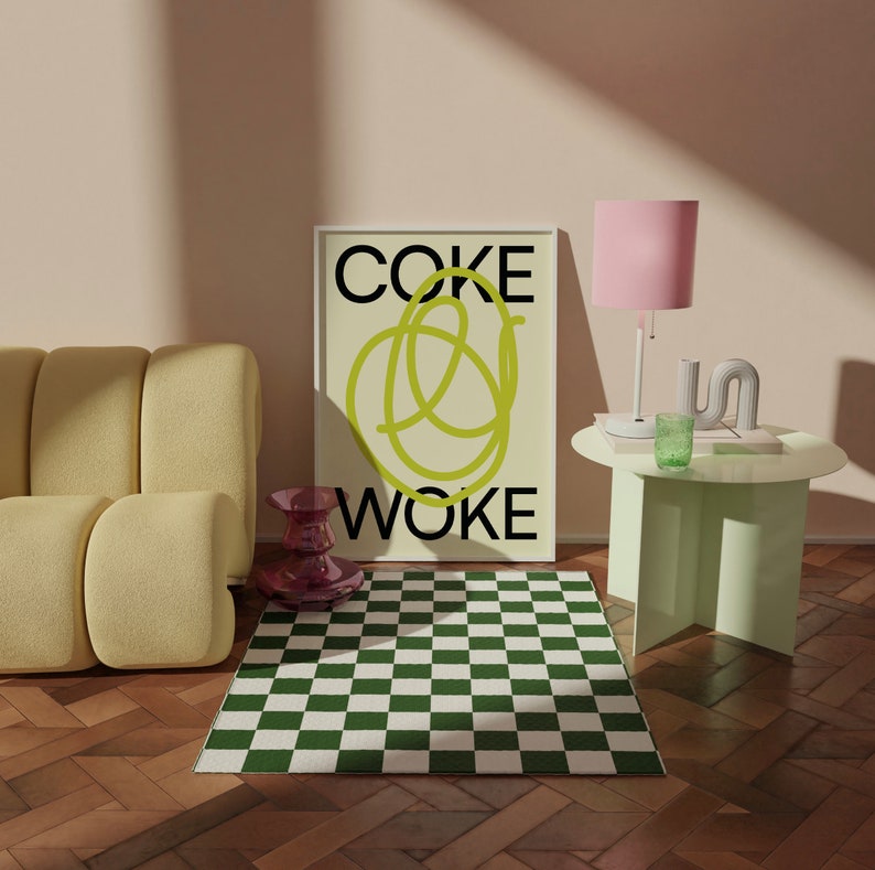 Coke Woke Impresión digital descargable, Arte de pared descargable ...