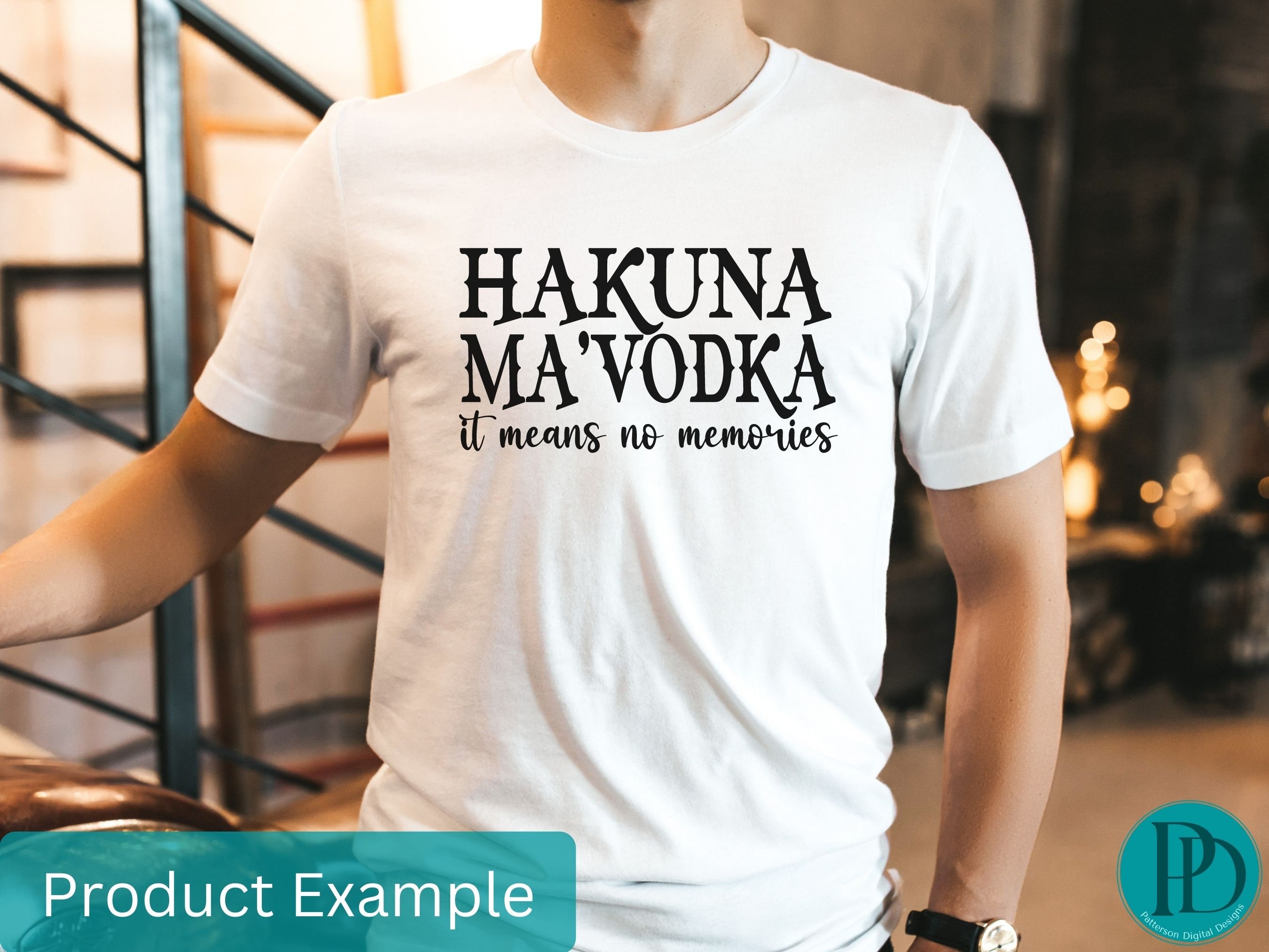 Funny Vodka Svg, Drinking Svg Cut File, Vodka Hakuna Ma Vodka, Instant ...