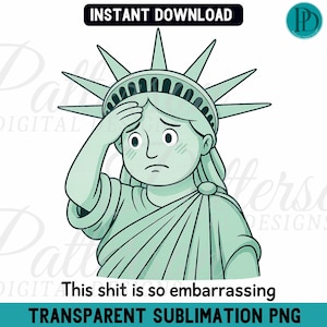 Anti-trump Statue of Liberty PNG, Parody Anti Republican Clipart ...