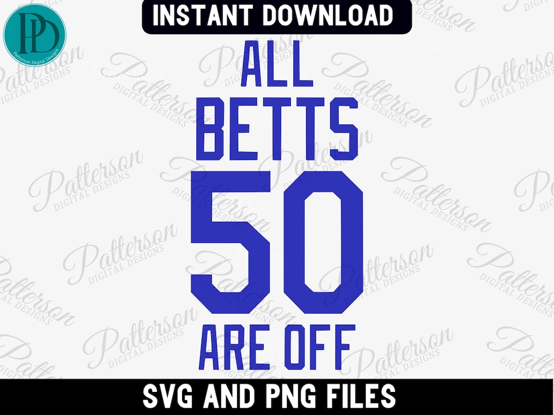 Mookie Betts SVG, Baseball PNG, Mookie 50 SVG, Betts is Best, Los ...