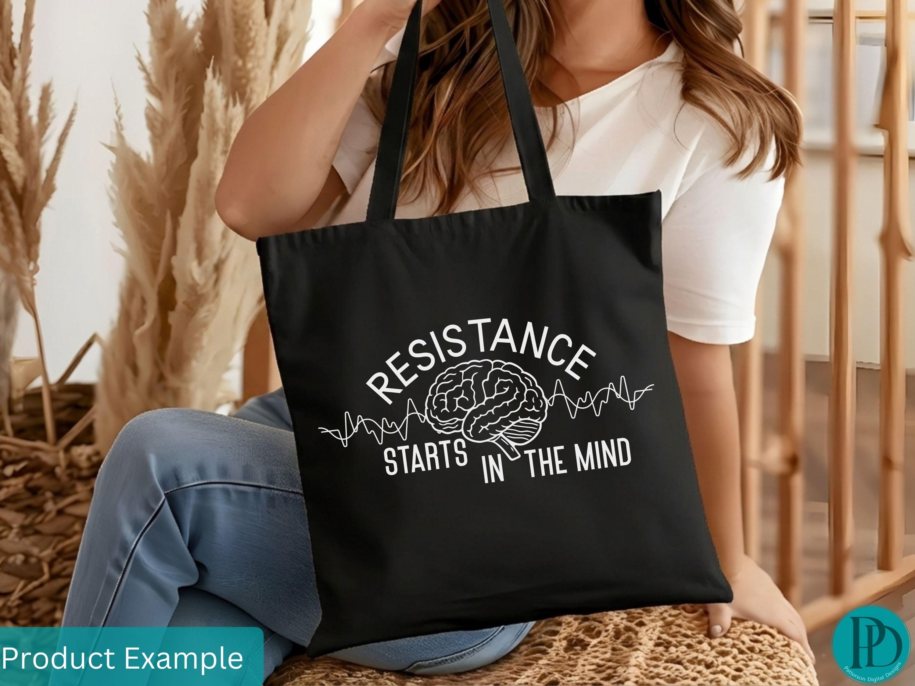 Resistance Starts in the Mind SVG, Activist Quote PNG Art, Civic Action ...