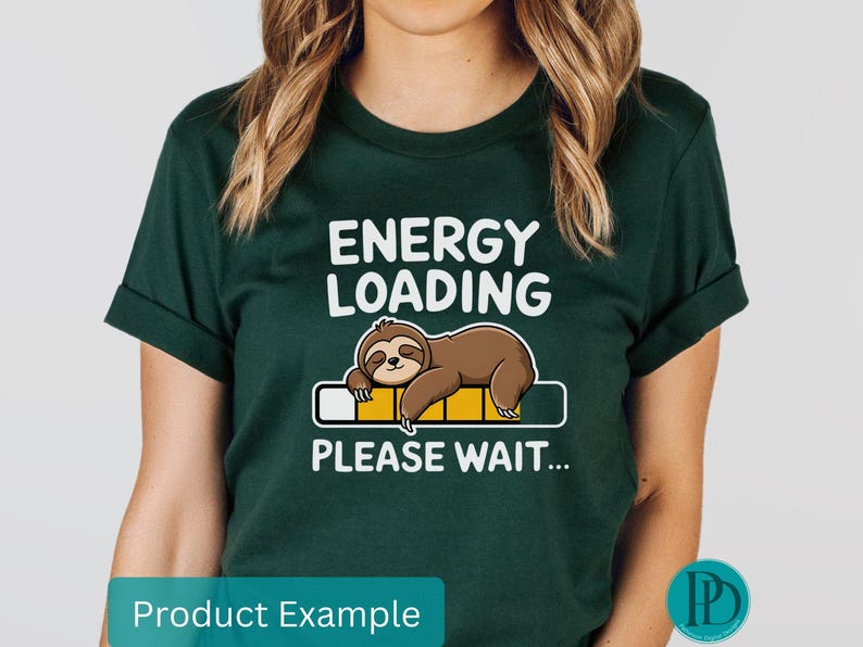 Energy Loading PNG, Sloth Clipart for Procrastinators, Funny Lazy Sloth ...