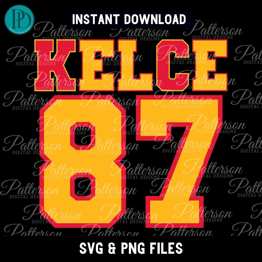 Kelce SVG for Travis Kelce Football Instant Download Kansas City SVG ...