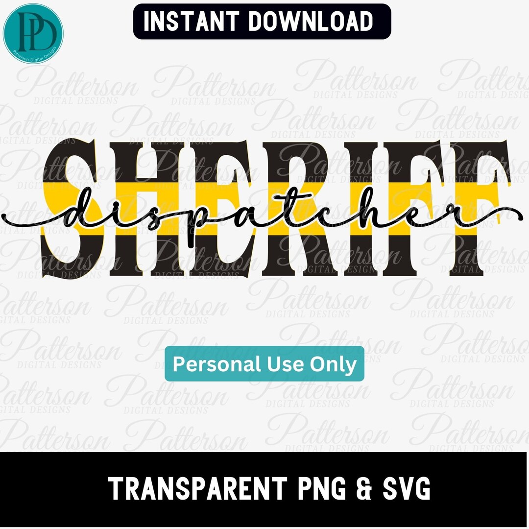 911 Dispatcher SVG, 911 First Responder, Thin Gold Line PNG, Thin ...