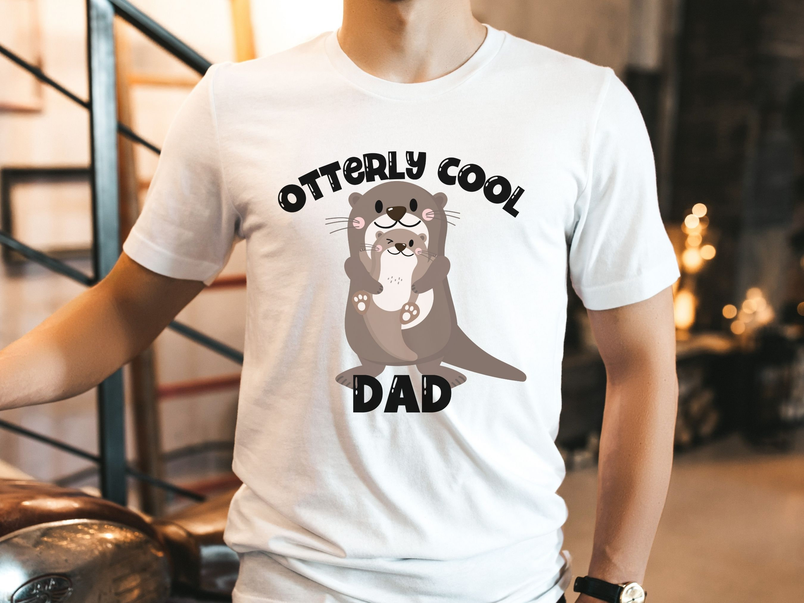 Cute Otter SVG, Otterly Cool Dad SVG for Christmas Gift, Otter Dad ...