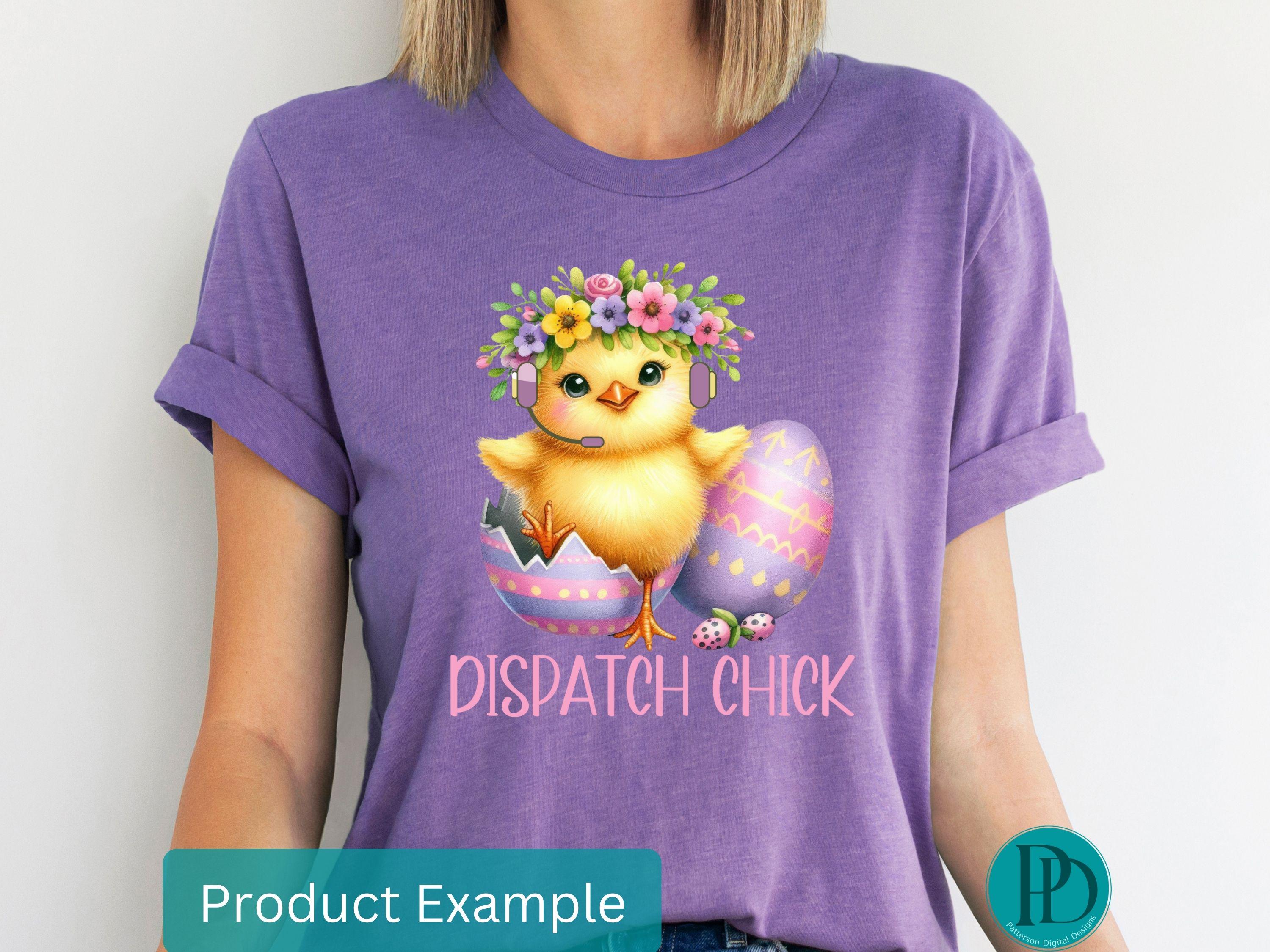 Cute Easter Dispatch Chick PNG, 911 Dispatcher Sublimation Graphic ...