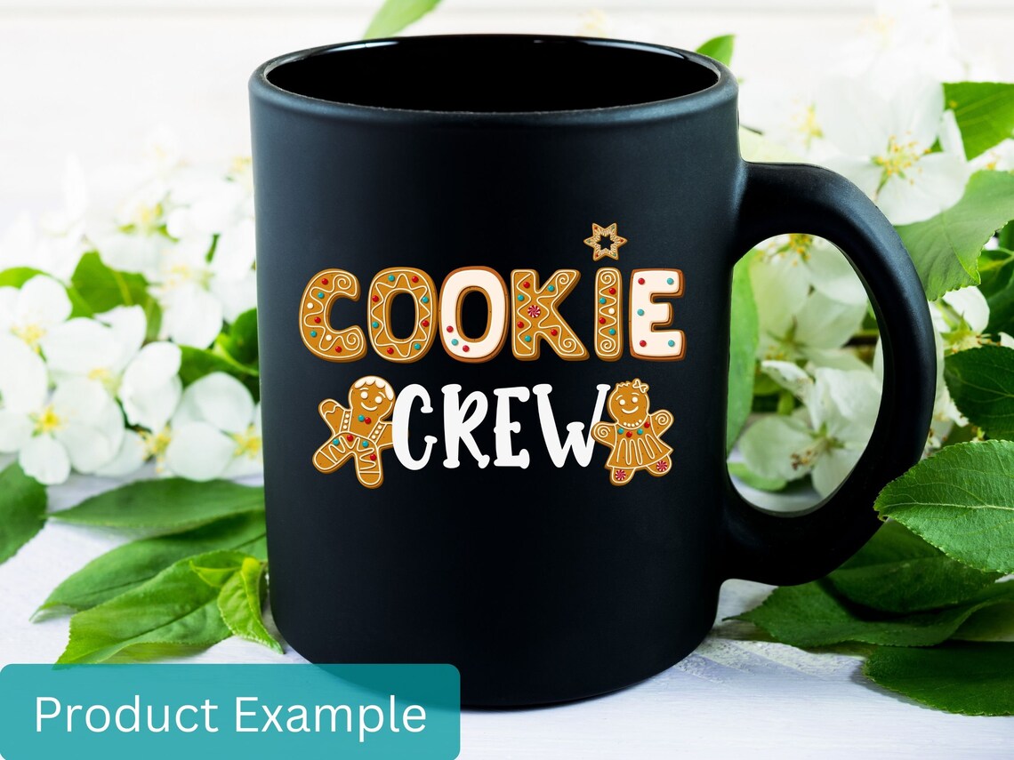 Christmas Baking Png, Christmas Cookie Crew Png Sublimation Design, the ...
