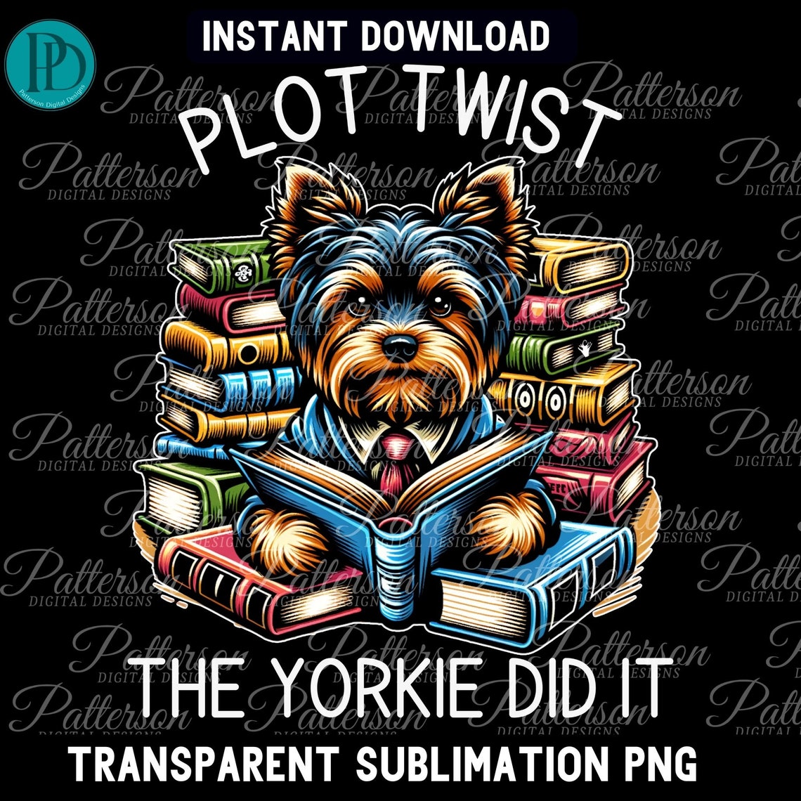 Adorable Yorkshire Terrier Clipart Yorkie Mom PNG for Reader ...