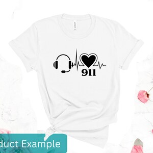 911 Dispatcher Heartbeat SVG, Thin Gold Line PNG, 911 First Responder ...