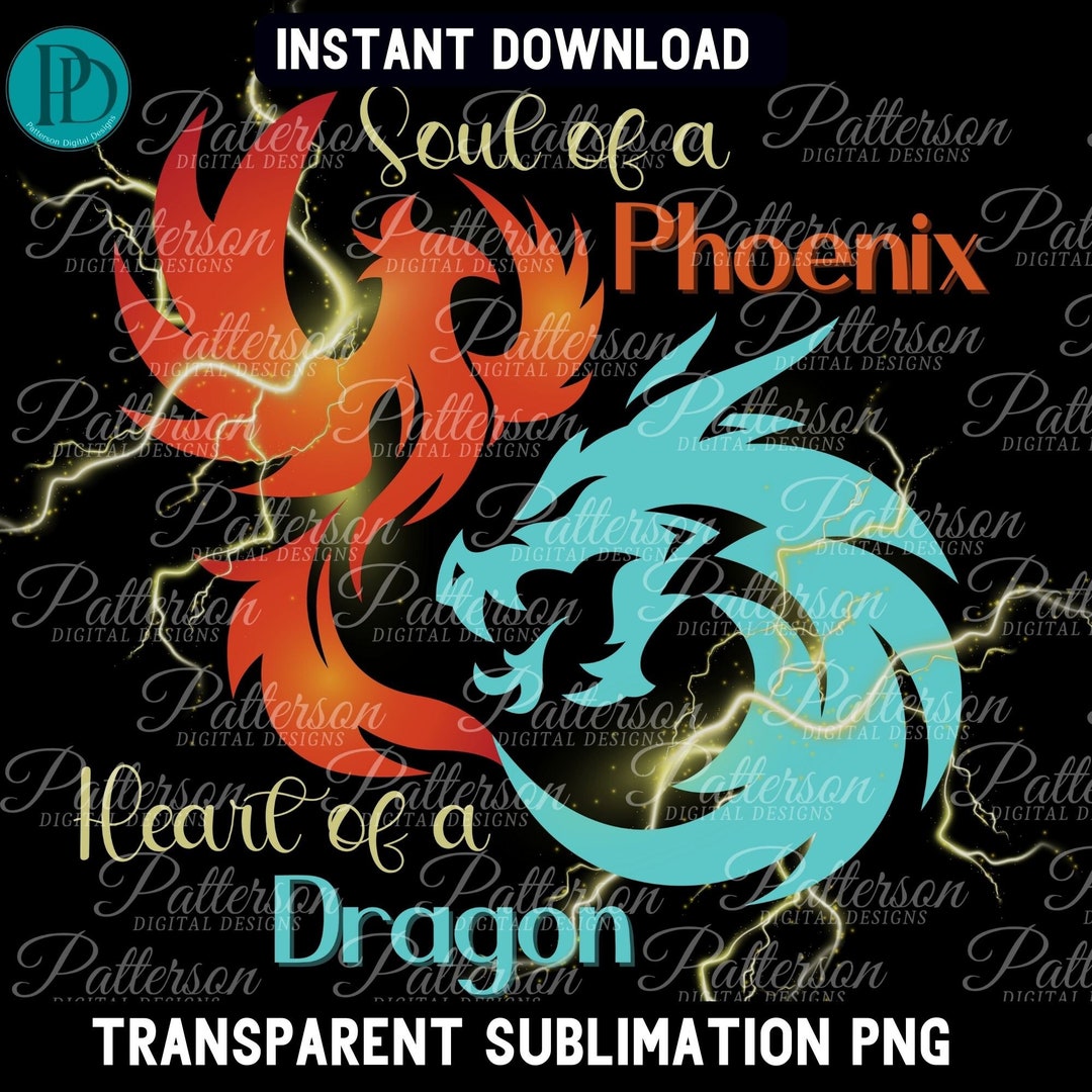 Phoenix Sublimation Transparent PNG Dragon Clipart Bird Graphic Phoenix ...