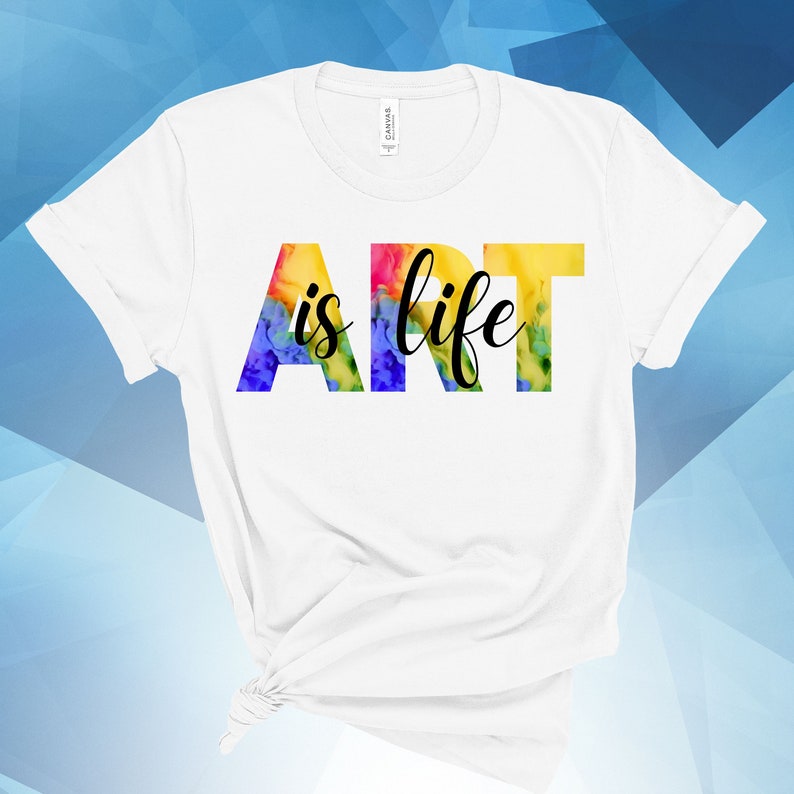 Art is Life PNG Art Therapy Png Art Teacher Sublimation - Etsy