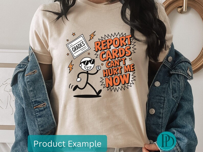 Funny Report Card PNG, Summer Vacation Sublimation Design, Student ...