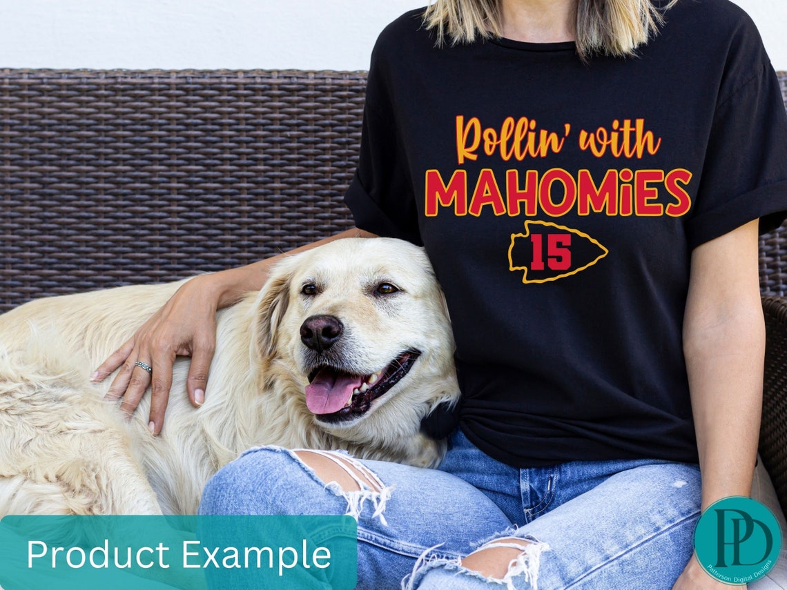 Kansas City Patrick Mahomes Print SVG Rollin With Mahomies - Etsy UK