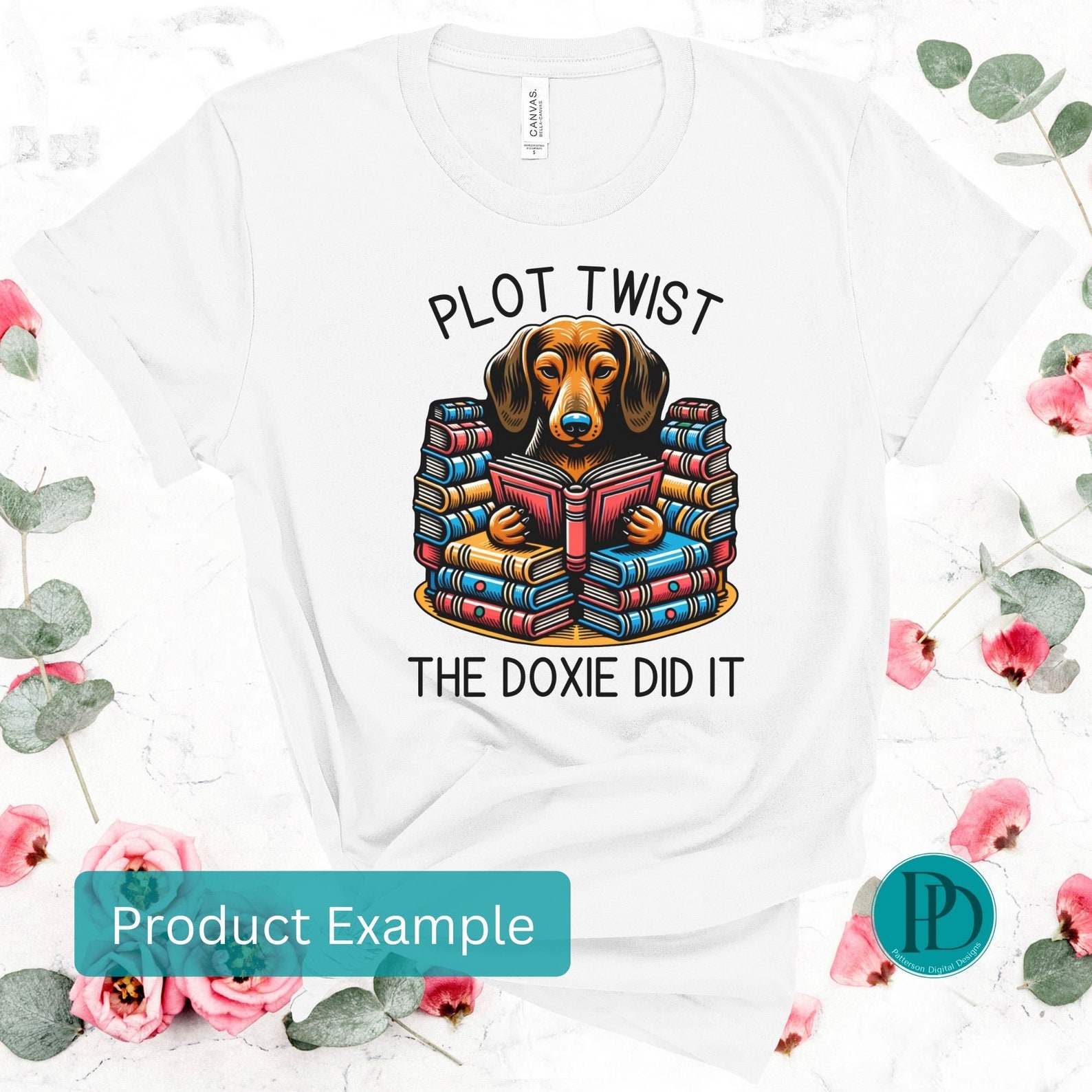 Funny Dachshund Clip Art Doxie Mom PNG for Reader Transparent Graphic ...