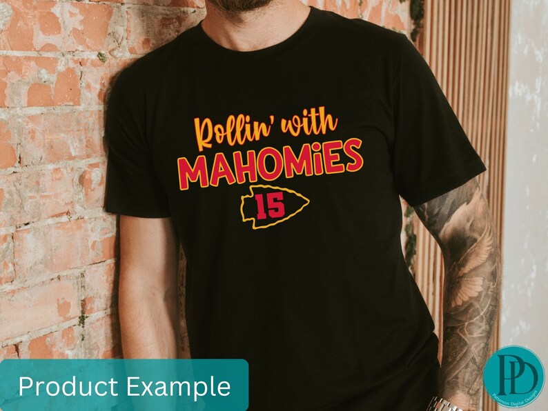 Kansas City Patrick Mahomes Print SVG, Rollin With Mahomies PNG Digital ...
