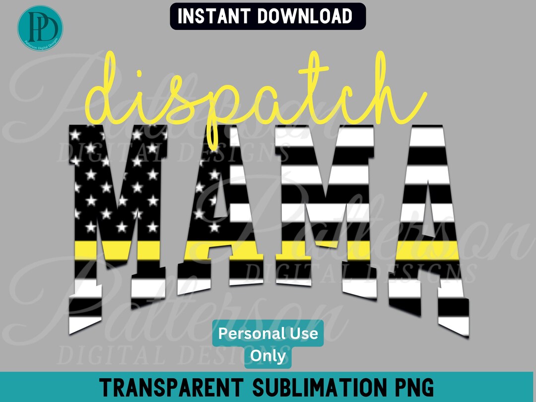 911 Dispatch MAMA PNG Thin Gold Line 911 First Responder Clipart Thin ...