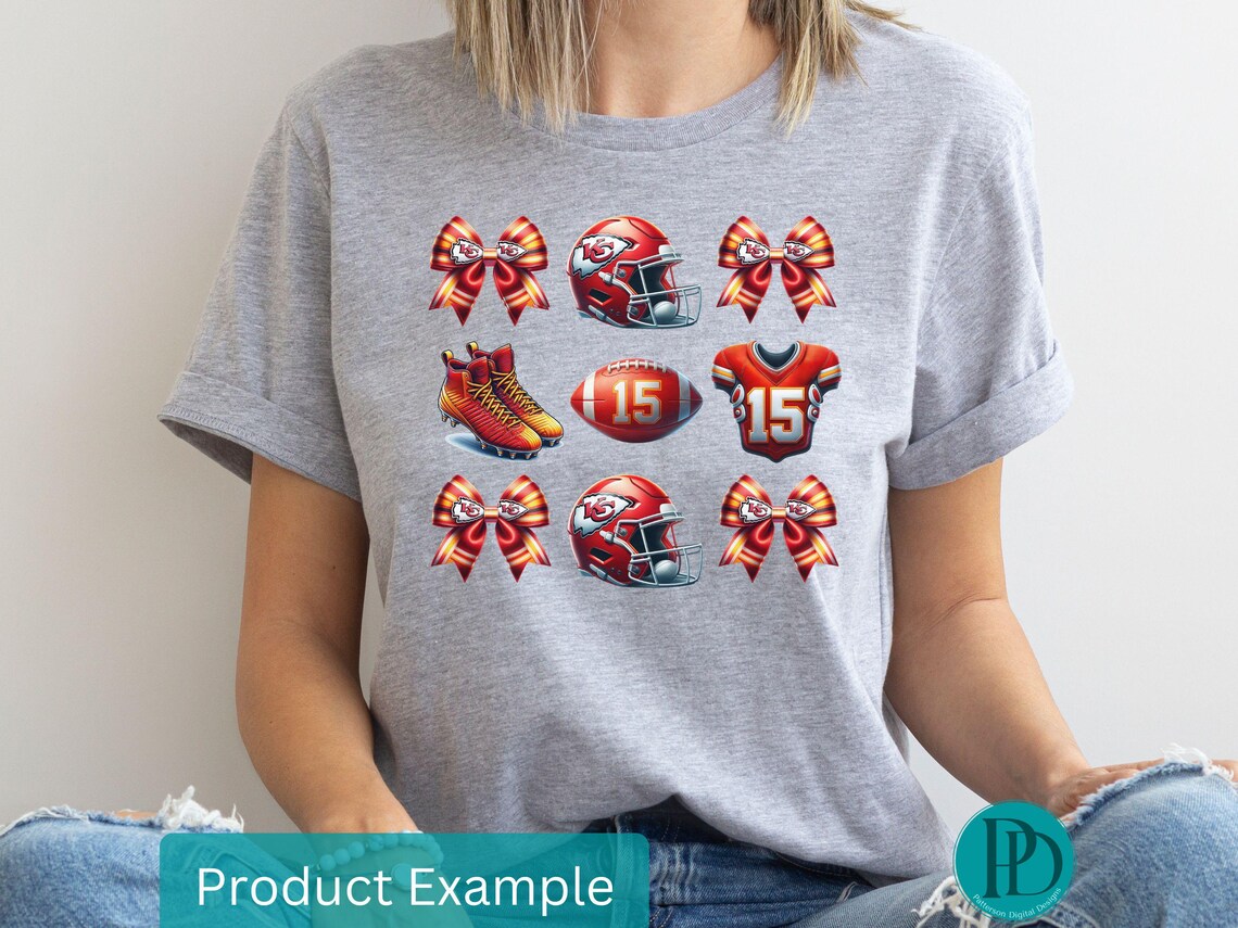 Kansas City Patrick Mahomes Coquette Bow PNG, Mahomies Digital ...