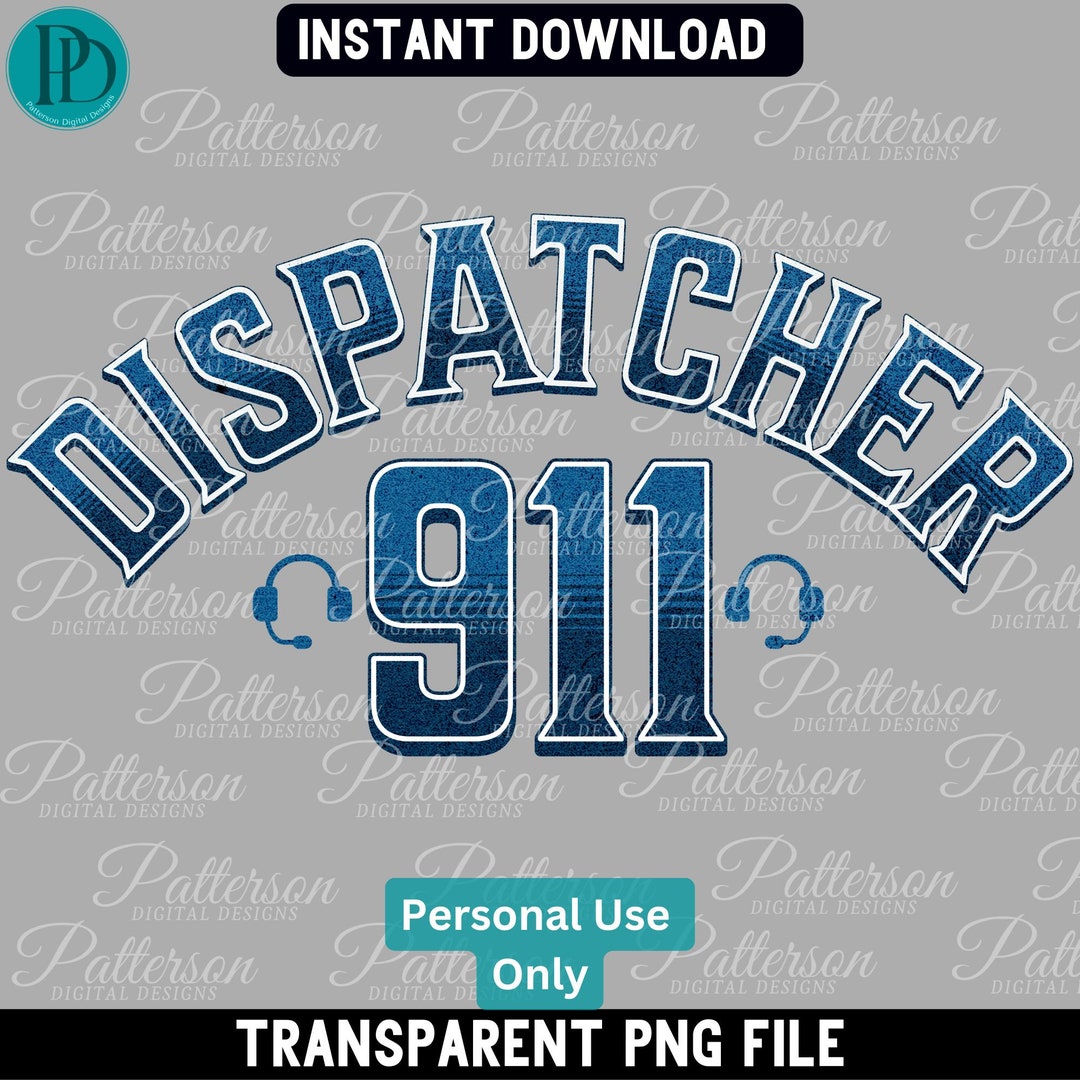 Arched 911 Dispatcher PNG Thin Gold Line Clipart Emergency First ...