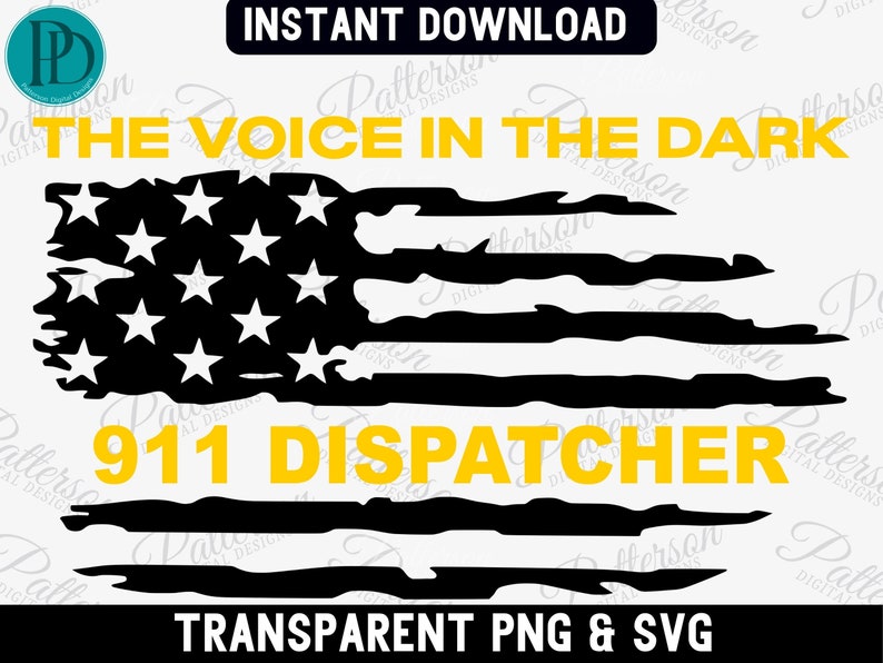 911 Dispatcher SVG Thin Gold Line PNG 911 First Responder - Etsy