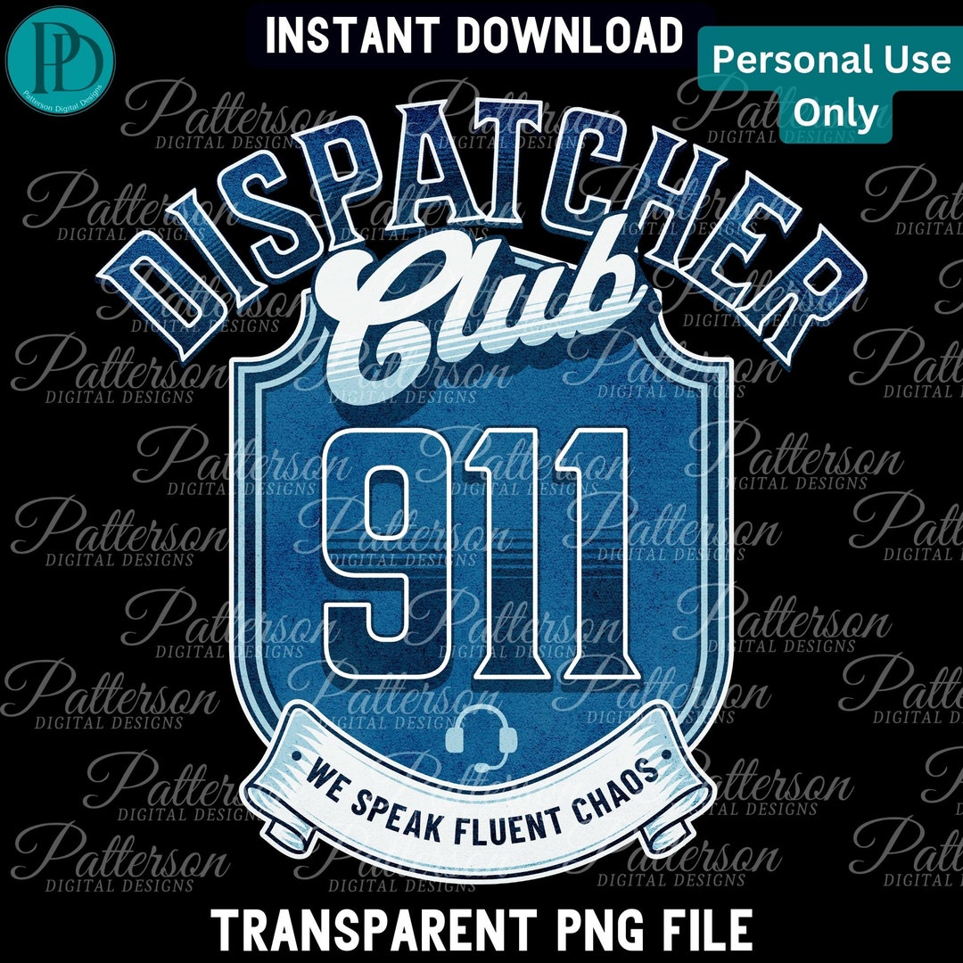 Dispatcher Club PNG Thin Gold Line Clipart 911 First Responder Thin ...