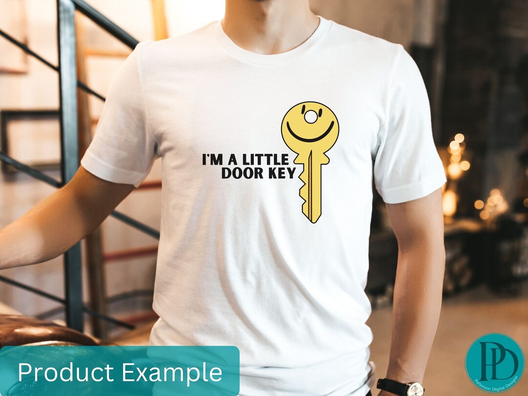 Funny Dad Joke PNG Clipart, I'm a Little Door Key Pun SVG Graphic ...
