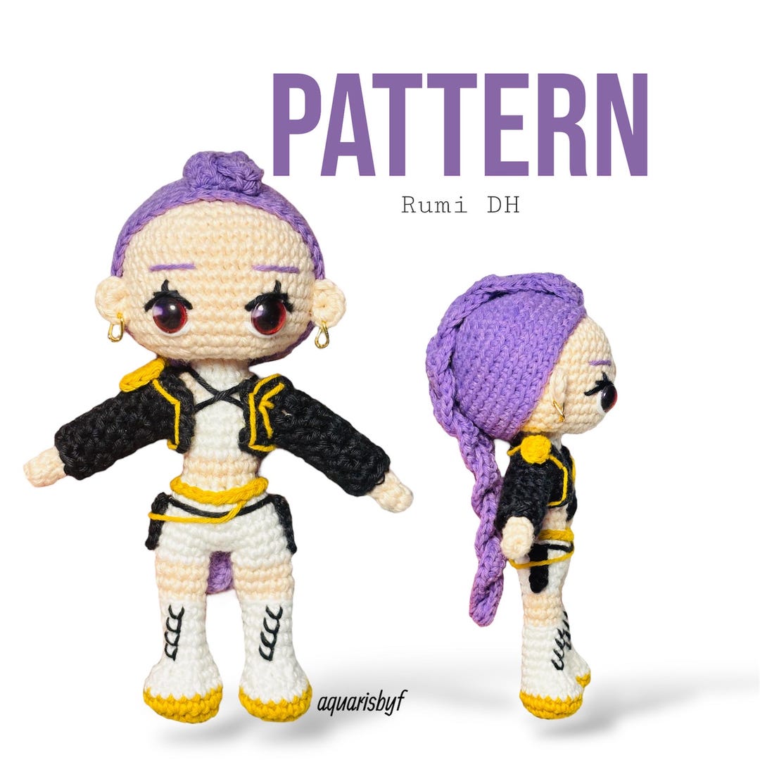 Rumi Demon Hunter Inspired Pattern Crochet - Etsy