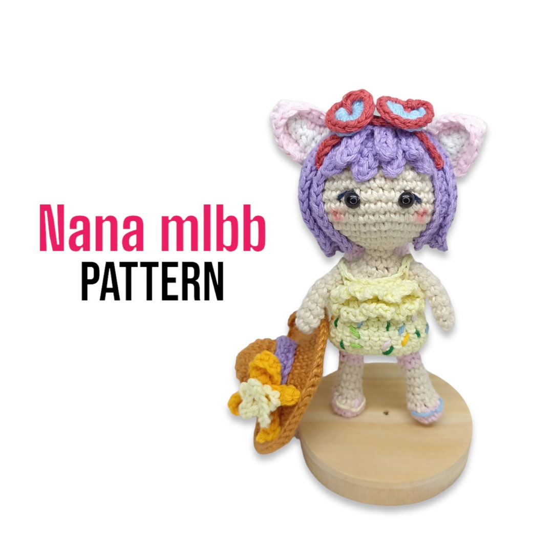 Patron Amigurumi Nana MLBB / Légende Nana Mobile Crochet - Etsy France