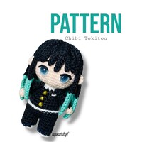 Kokushibo- Demon Slayer Amigurumi Crochet Pattern (kimetsu No Yaiba) - Etsy