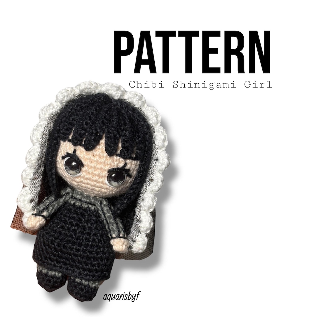 Chibi Shinigami Girl Crochet Pattern - Etsy