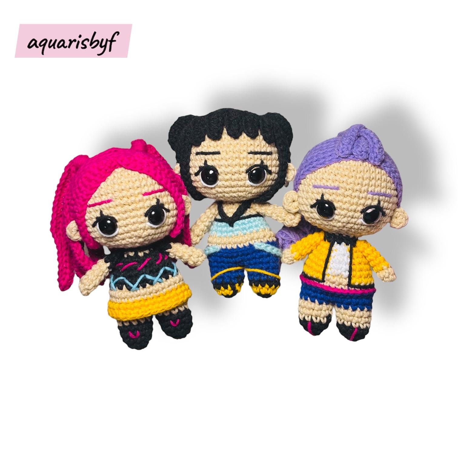 Demon Hunter Pattern Crochet (get 3 Pattern) - Etsy