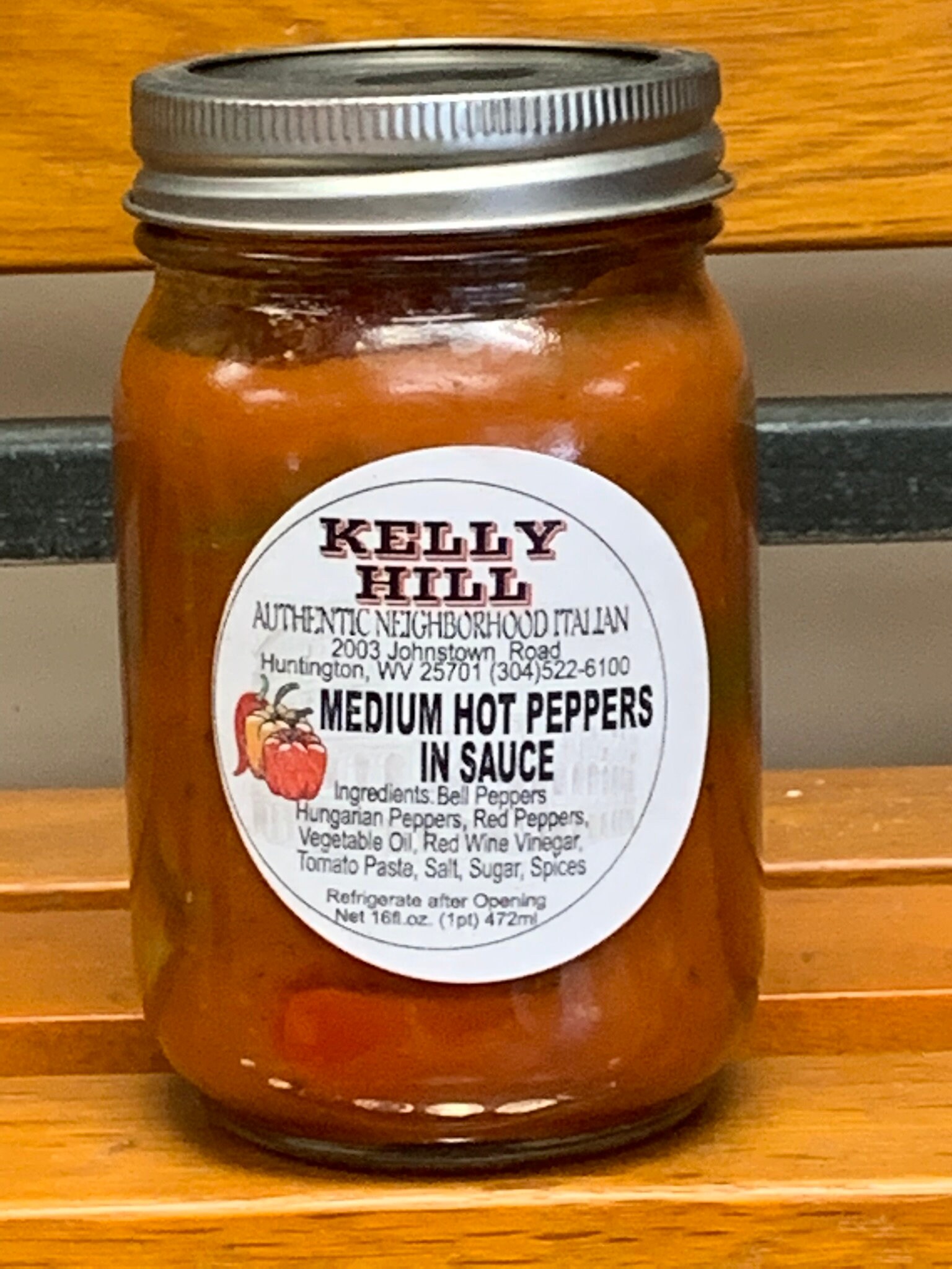 Medium Hot Peppers in Sauce 16 Oz - Etsy